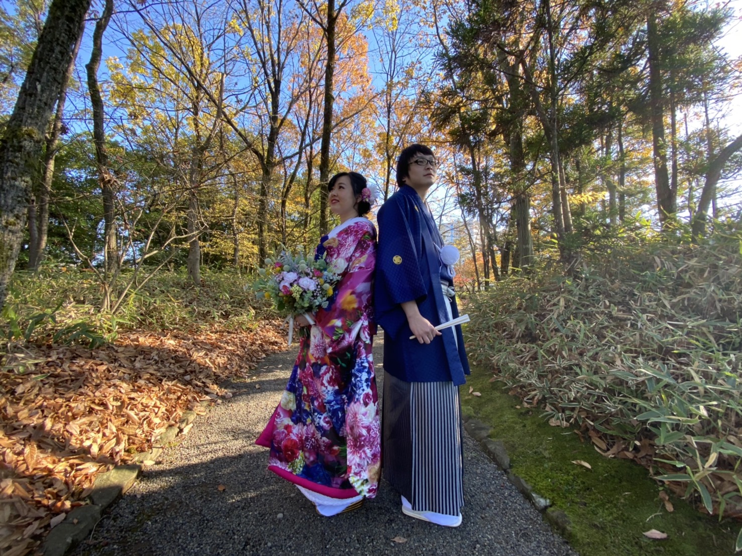 母からプレゼントしてもらった振り袖でも撮影を♡色打掛と白無垢 母からプレゼントしてもらった振り袖でも撮影を♡色打掛と白無垢